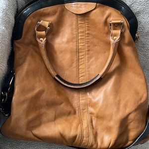 Be & D | Bags | Bed Cognacblack Bag In Perfect Condition | Poshmark